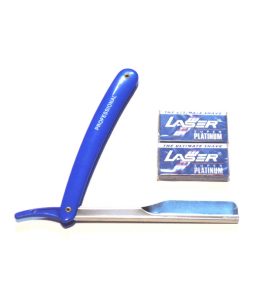 Old Fashion Safety Razor Blue Color - Hashir Products | Barber Scissors ...