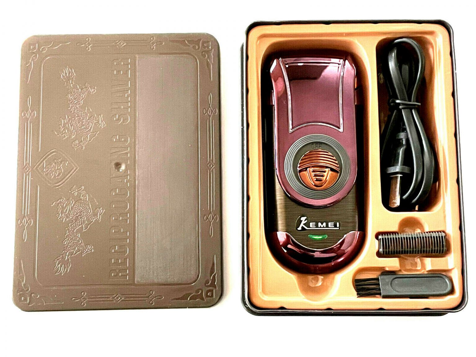 Electric Clean Shaver Rechargeable Trimmer KM-382 - Hashir Products ...