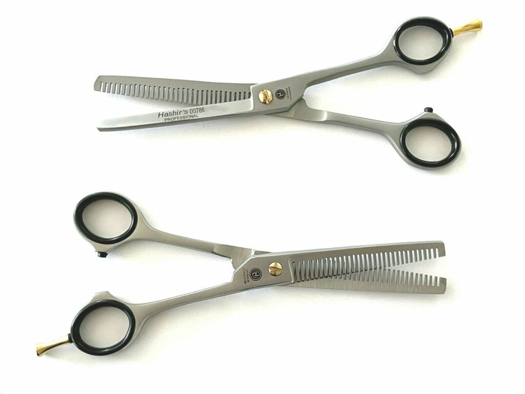Single Teeth & Double Teeth Thinning Scissors Archives - Hashir ...