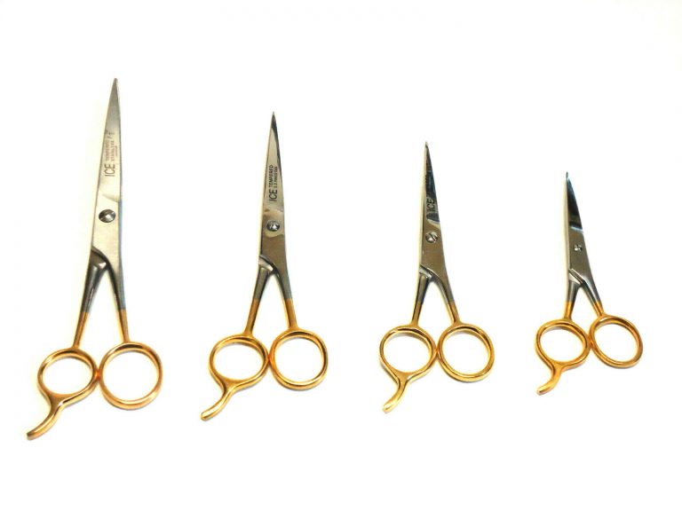 Ice Tempered Barber Scissors - 4pcs Ice Tempered Barber Hair Cutting..